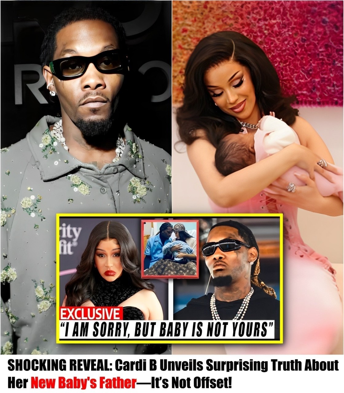 SH0CKING REVEAL: Cardi B Unveils Surprising Truth About Her New Baby’s Father—It’s Not Offset ...
