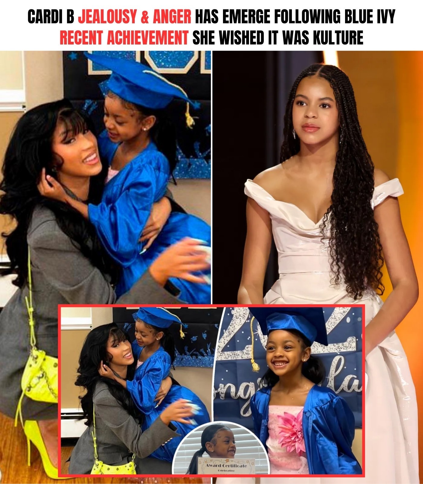 Cardi B Jealousy & Anger Has Emerge Following Blue Ivy Recent ...