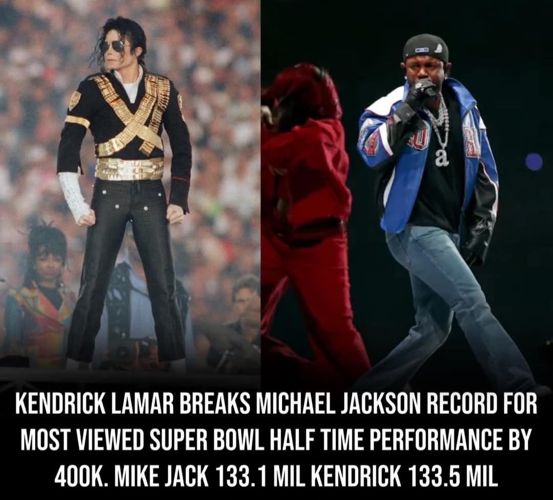 THE GREATEST OF ALL TIME?: Kendrick Lamar breaks Michael Jackson record ...