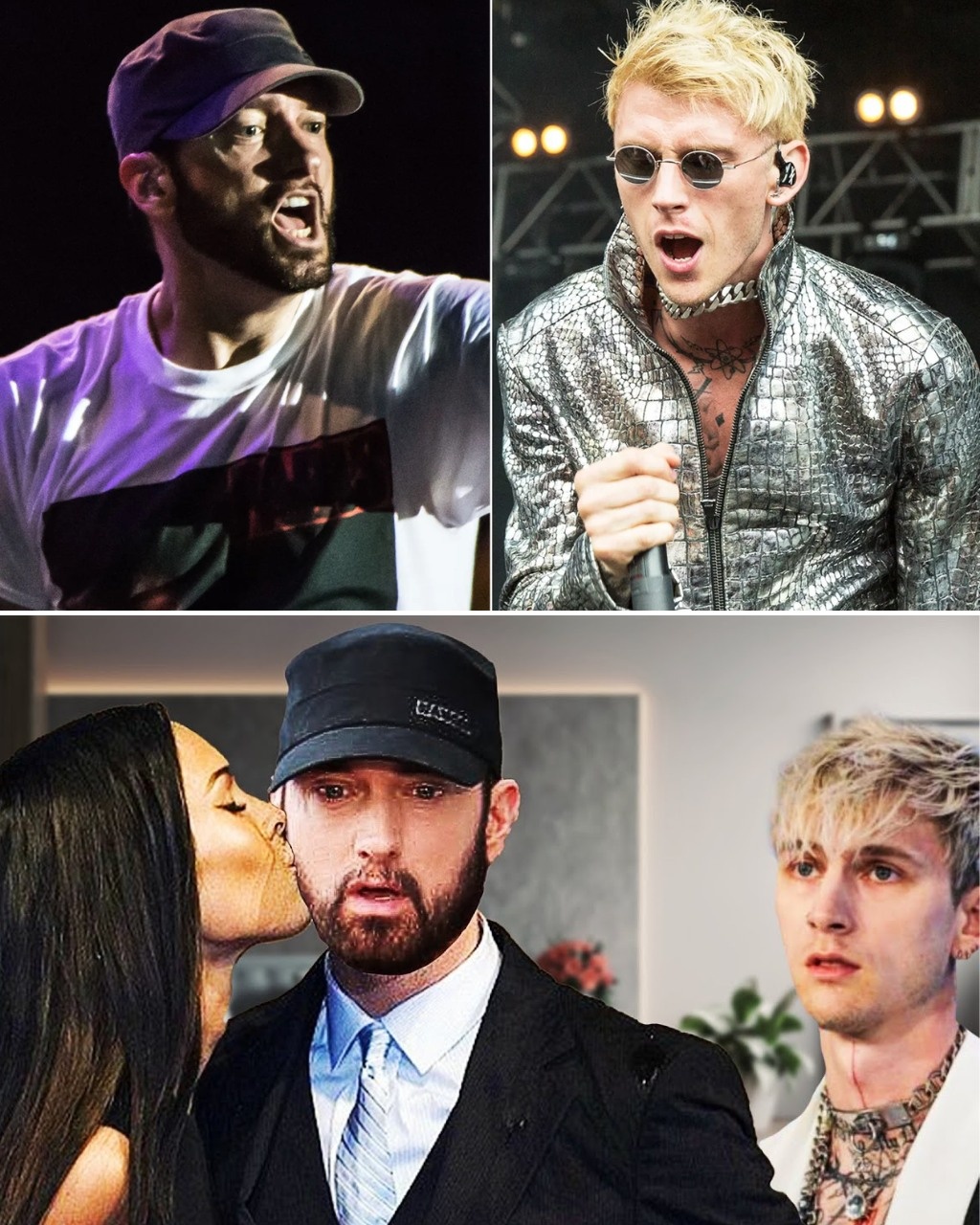 The impossible has happened—Eminem and Machine Gun Kelly, once locked ...