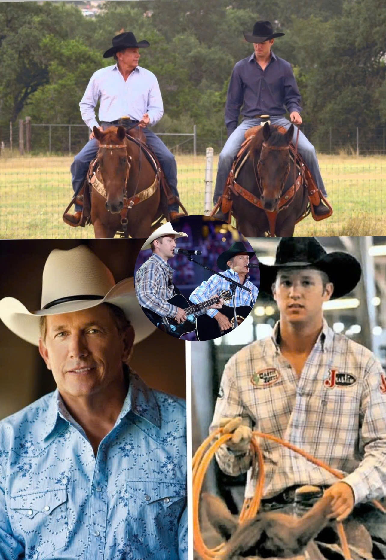 A Heartwarming, Once-in-a-Lifetime Moment: George Strait and Son Bubba ...
