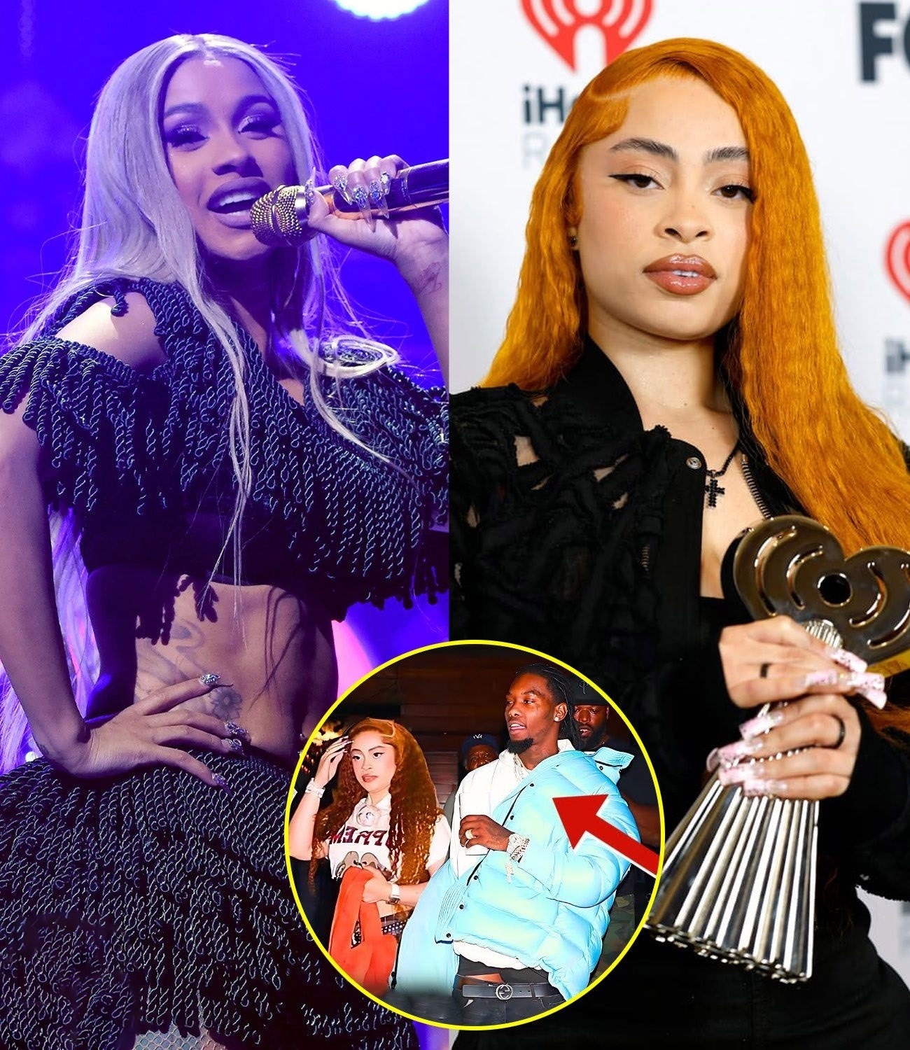 **Heated Tension: Cardi B Confronts Ice Spice After Offset’s Cheating ...
