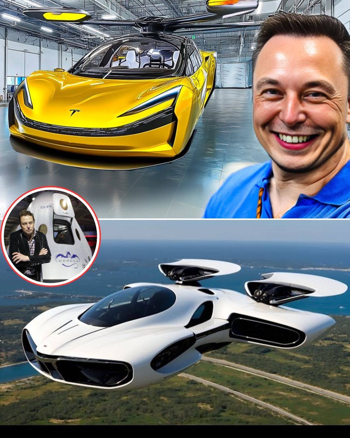 Elon Musk Unveils $4,999 Flying Car That Could Revolutionize ...