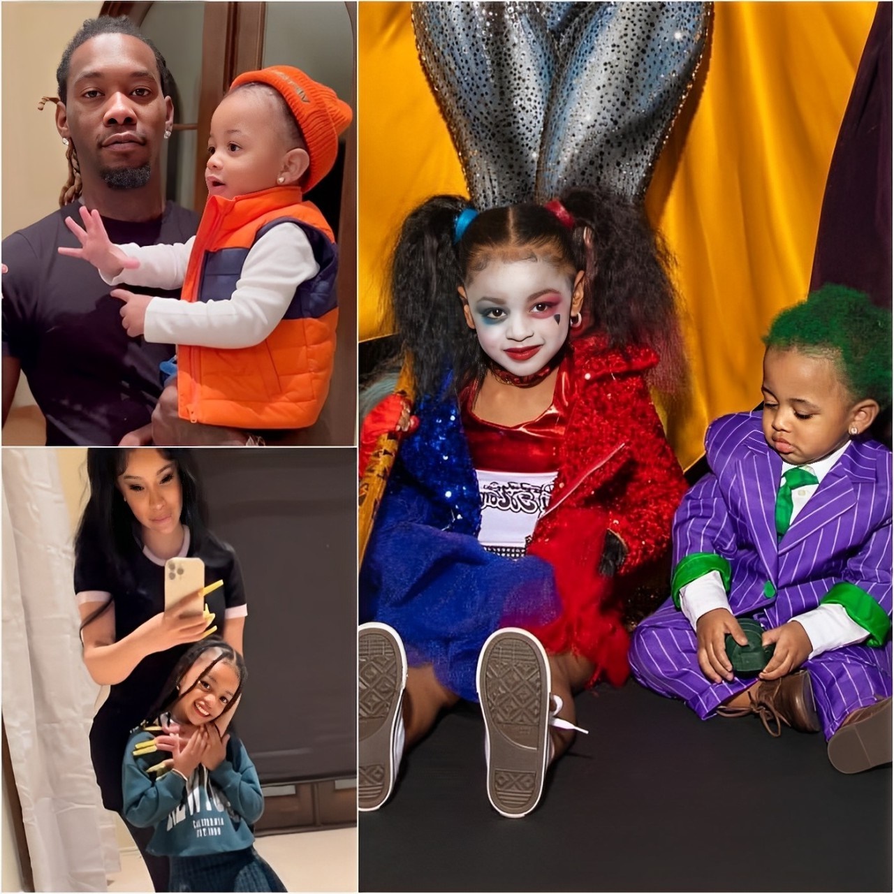 HALLOWEEN BABY! Offset Makes Up With Cardi B On Halloween As They Share ...