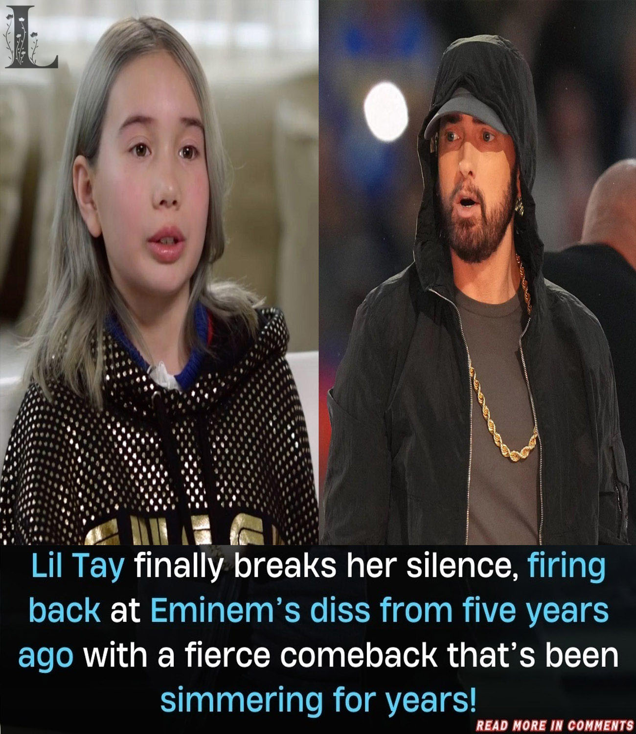 Lil Tay finally breaks her silence, firing back at Eminem’s diss from five years ago with a ...