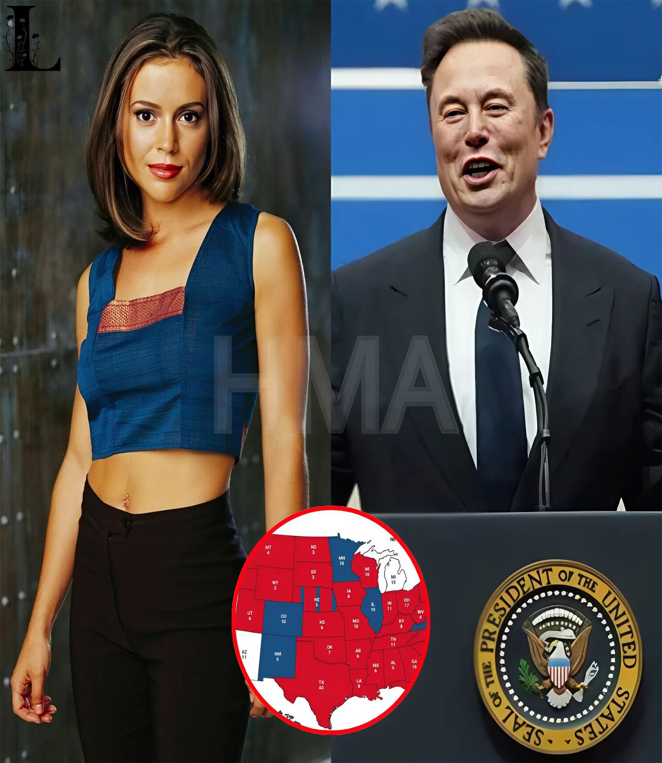 Alyssa Milano announced she will sell all her assets in red states and ...
