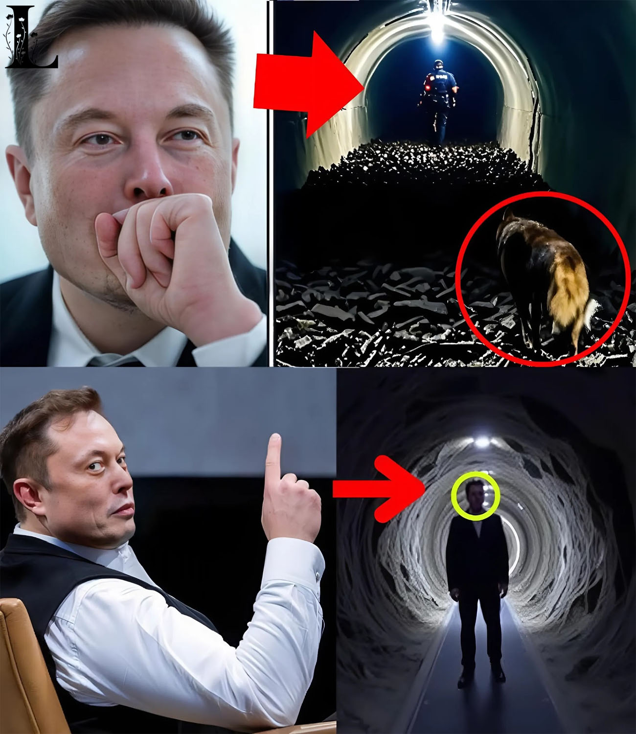 FB1 Discovers Secret Tunnel Under Elon Musk’s Mansion, They Turn Pale ...