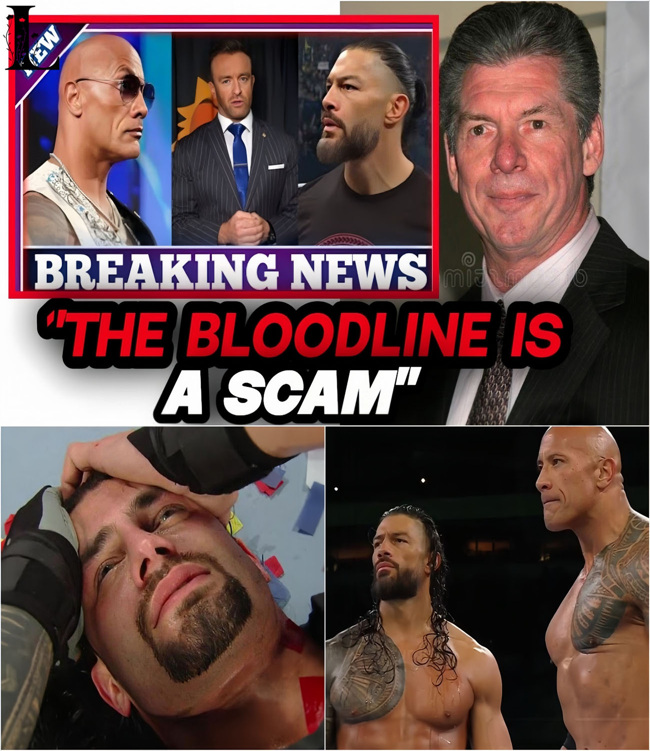 Tears Flow “Vince McMahon Drops Heartbreaking News About Roman Reigns&The Rock –WWE Fans in ...