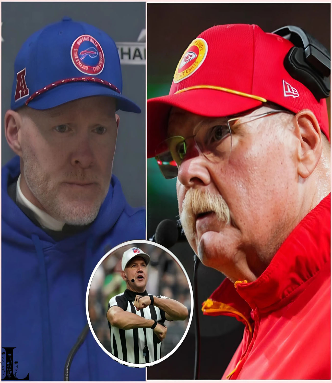 BREAKING NEWS: Referee Clete Blakeman of the game between the Kansas ...