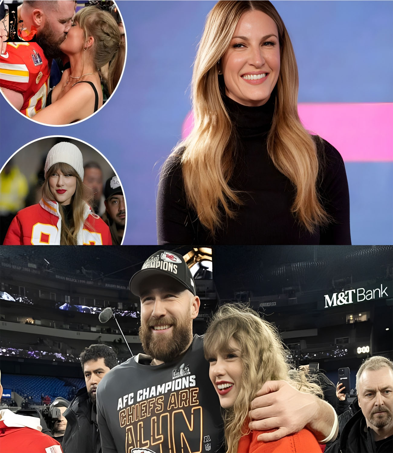 Travis Kelce and Taylor Swift should get MARRIED, says FOX NFL reporter Erin Andrews... five ...