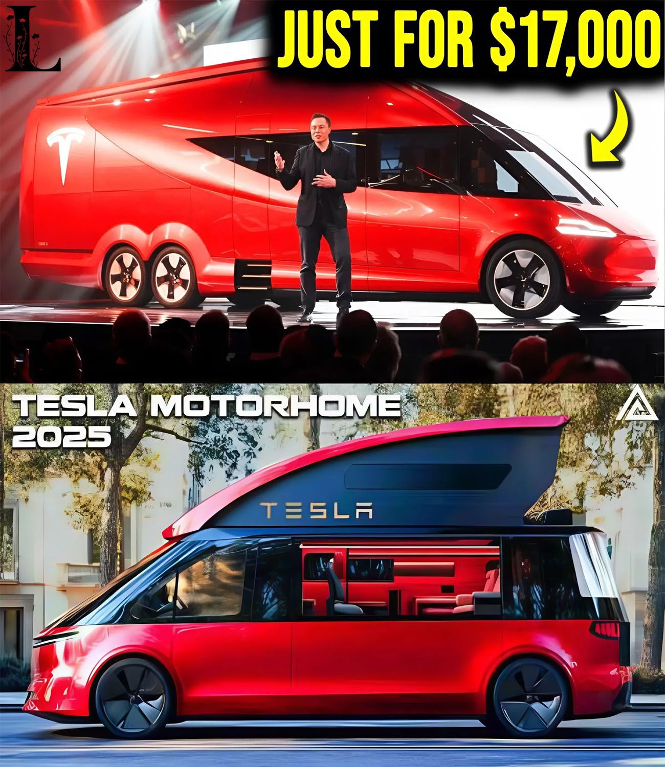 Elon Musk Just REVEALED This Brand NEW Tesla 2025 Motorhome For UNDER ...