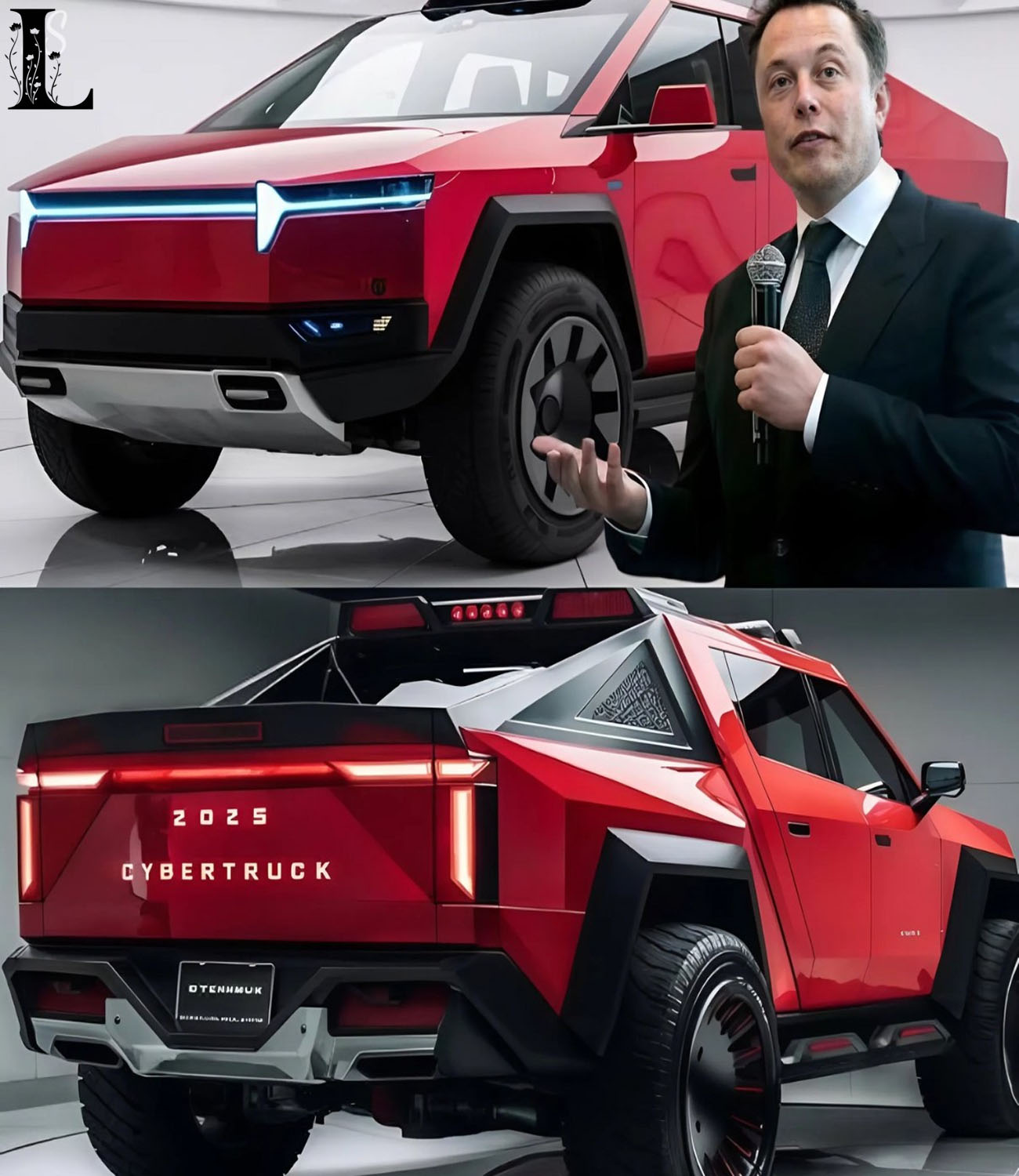 CEO Elon Musk unveils the new design of Tesla’s 2025 Cybertruck: A Game ...
