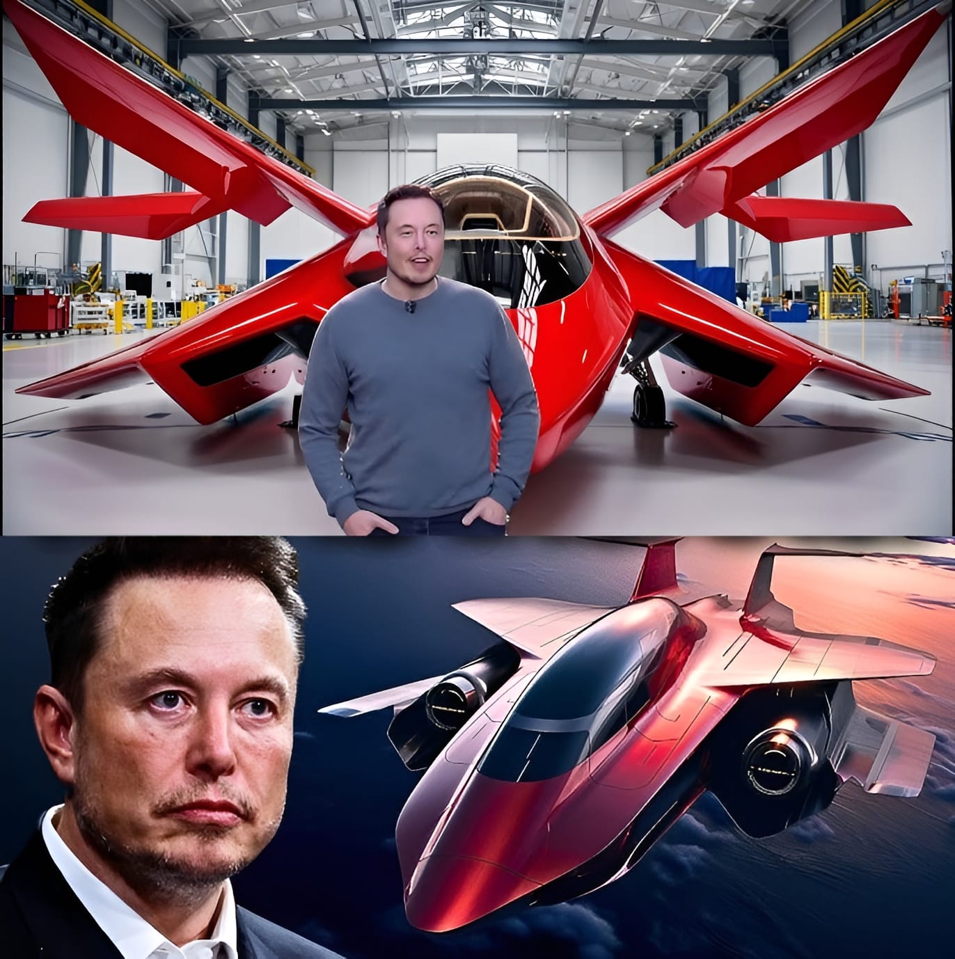 Elon Musk Unveils Groundbreaking $13 Billion Tesla Plane, With Special ...