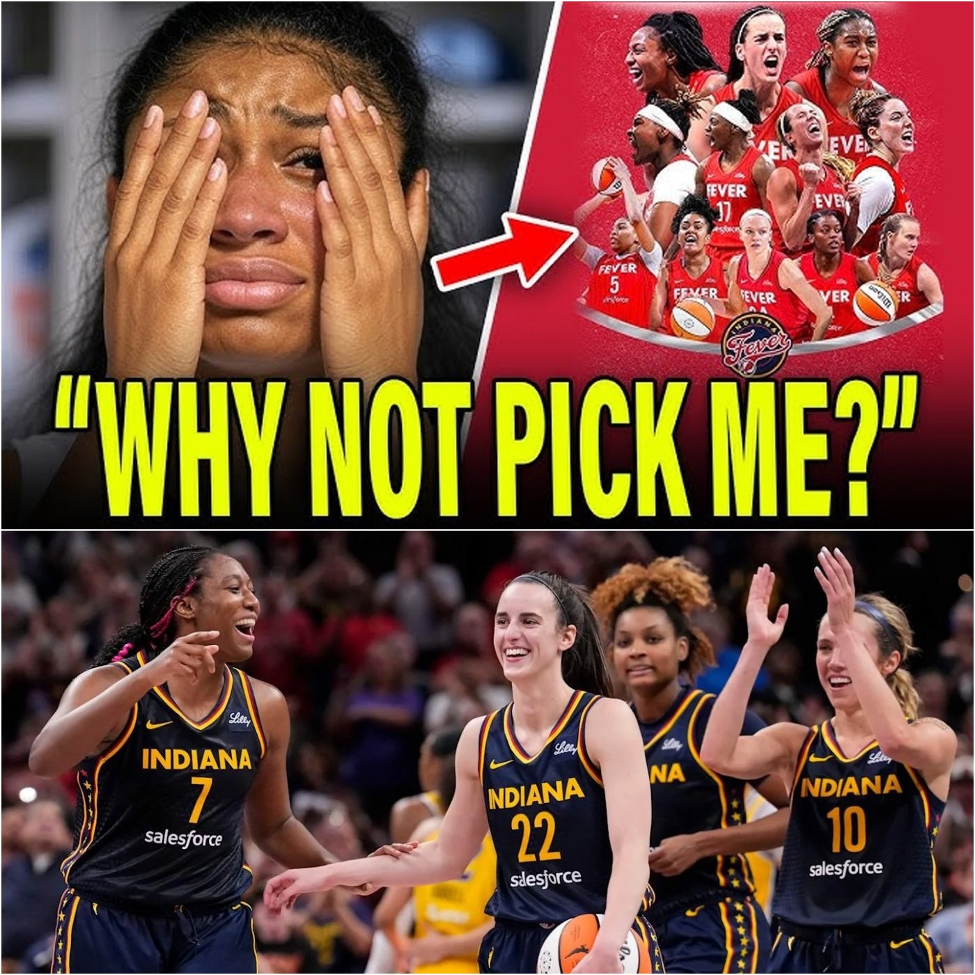 Angel Reese HILARIOUS REACTION As Indiana Fever Named America’s Team ...