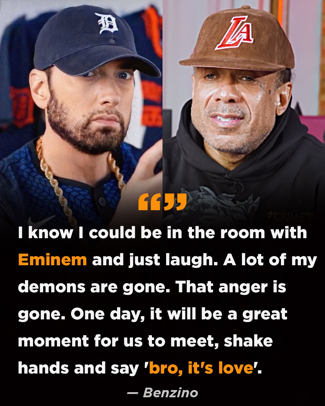 Benzino wants to shake hands with Eminem - News