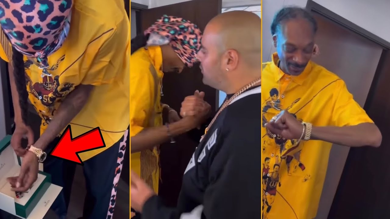 Berner Gifts Snoop Dogg His First Rolex Watch ‘Snoop Dogg’s Reaction ...