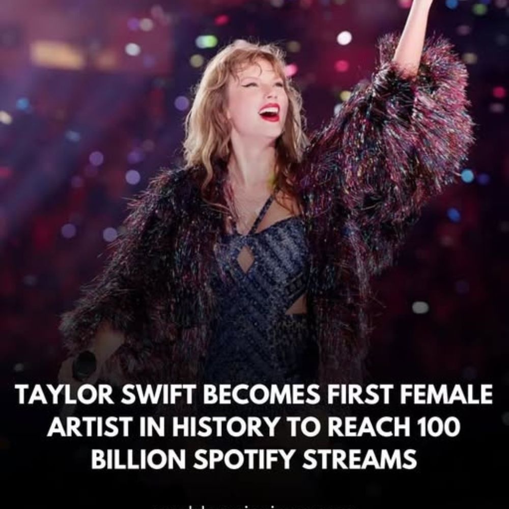 HISTORY: Taylor Swift officially becomes the first female artist in history to earn a milestone ...