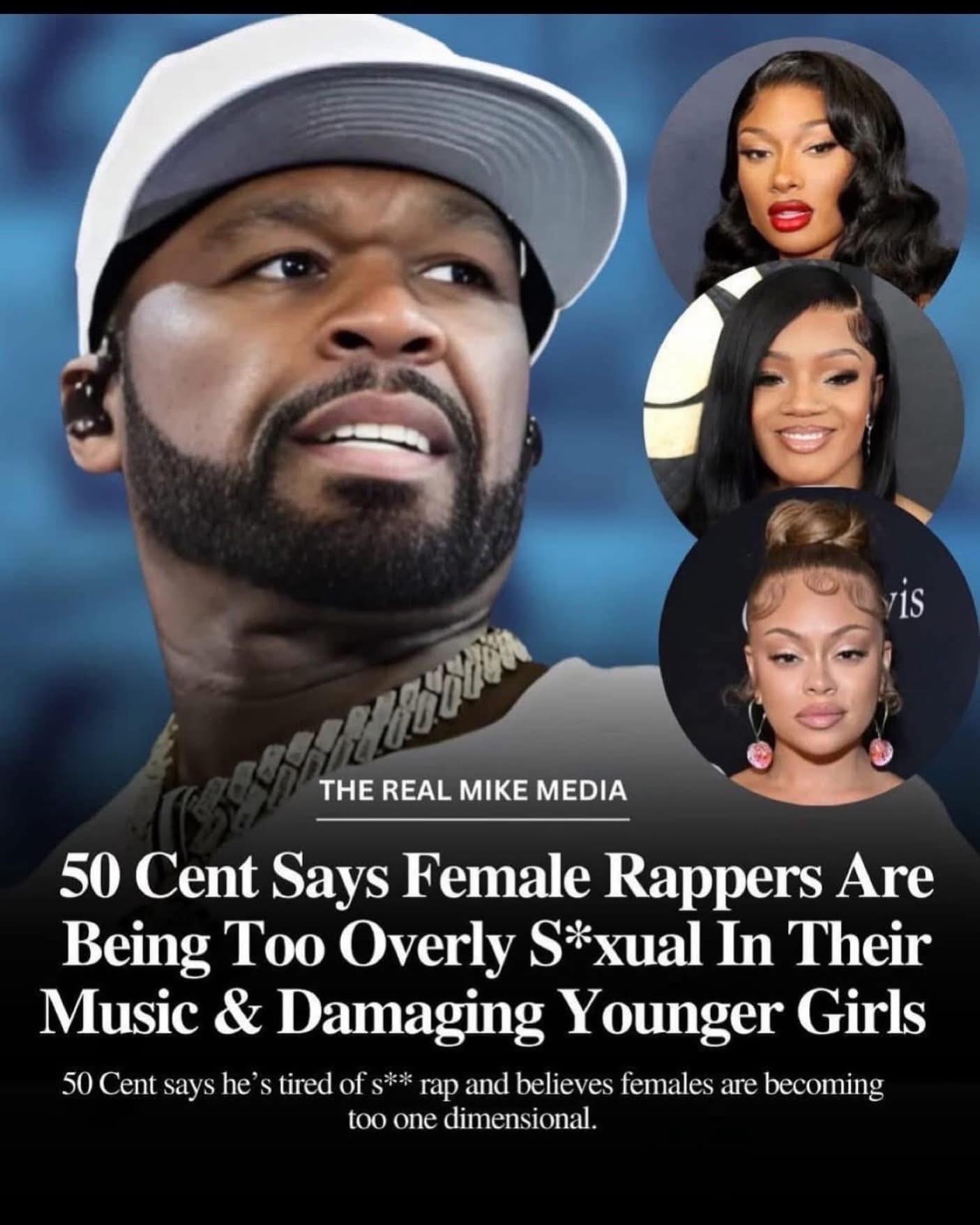 50 Cent SLAMS Female Rappers for Being ‘Too S*xual’—Says They’re ...