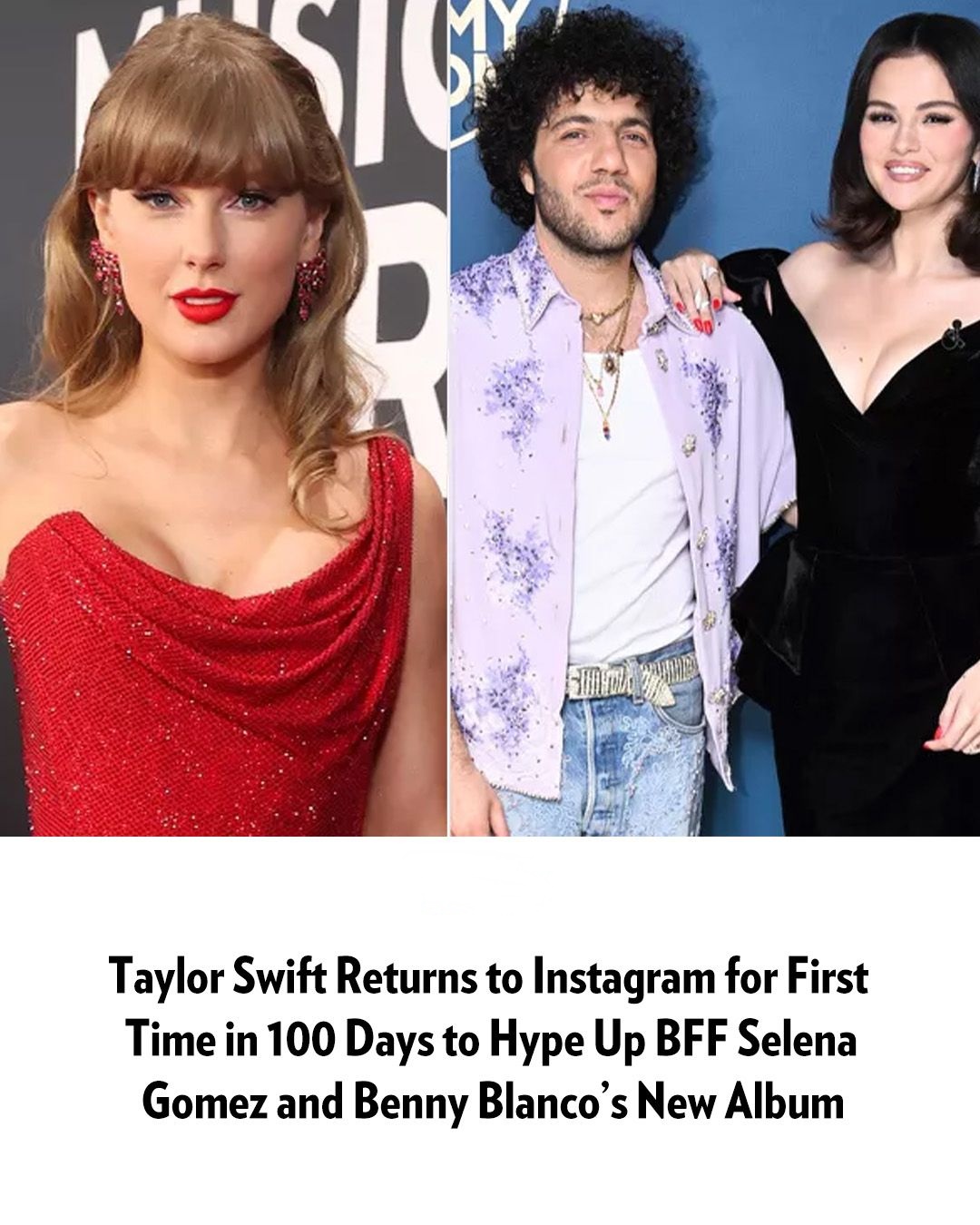 Taylor Swift Returns to Instagram for First Time in 100 Days to Hype Up ...
