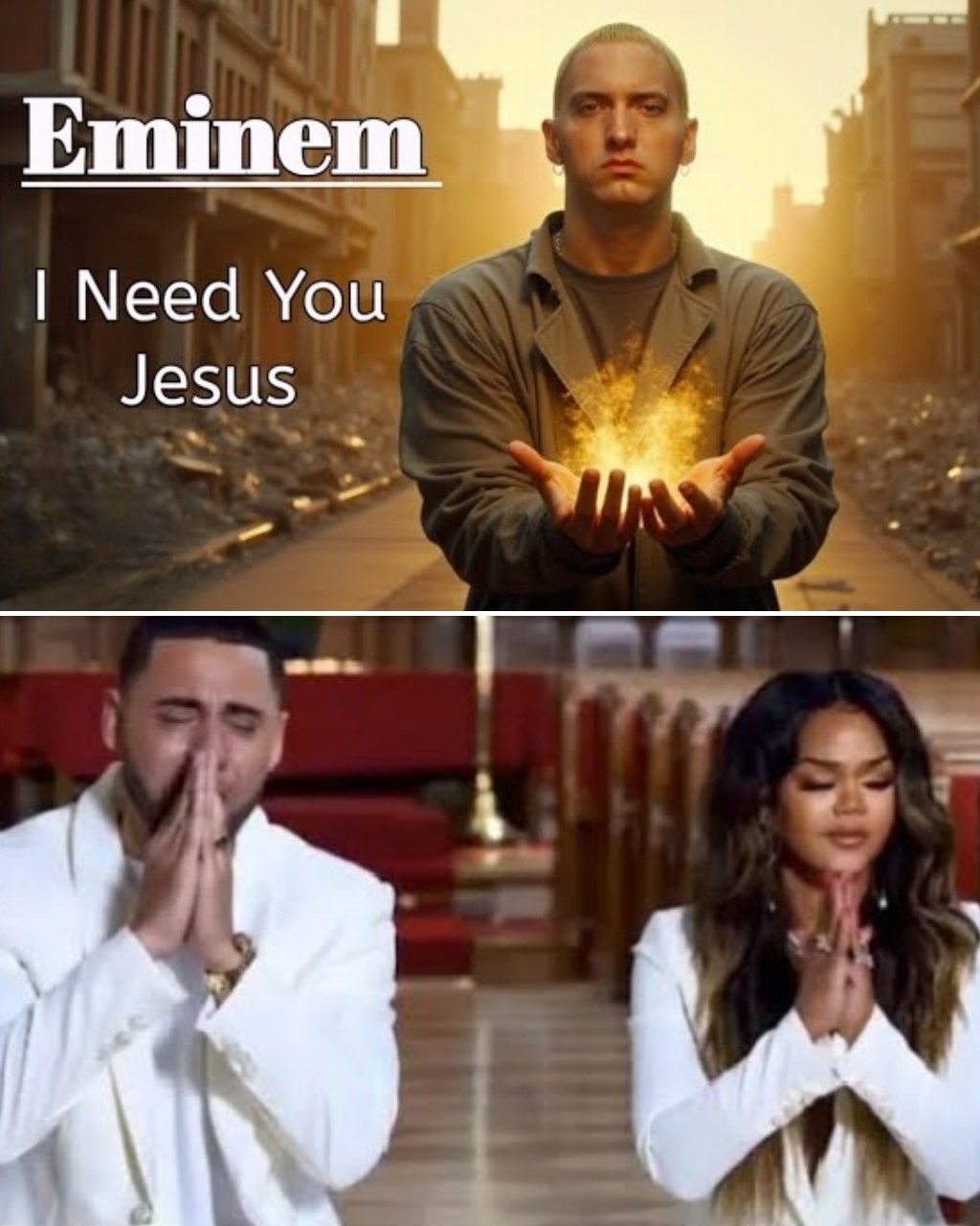 Eminem just dropped a gospel rap song. I NEVER thought I’d see the day ...