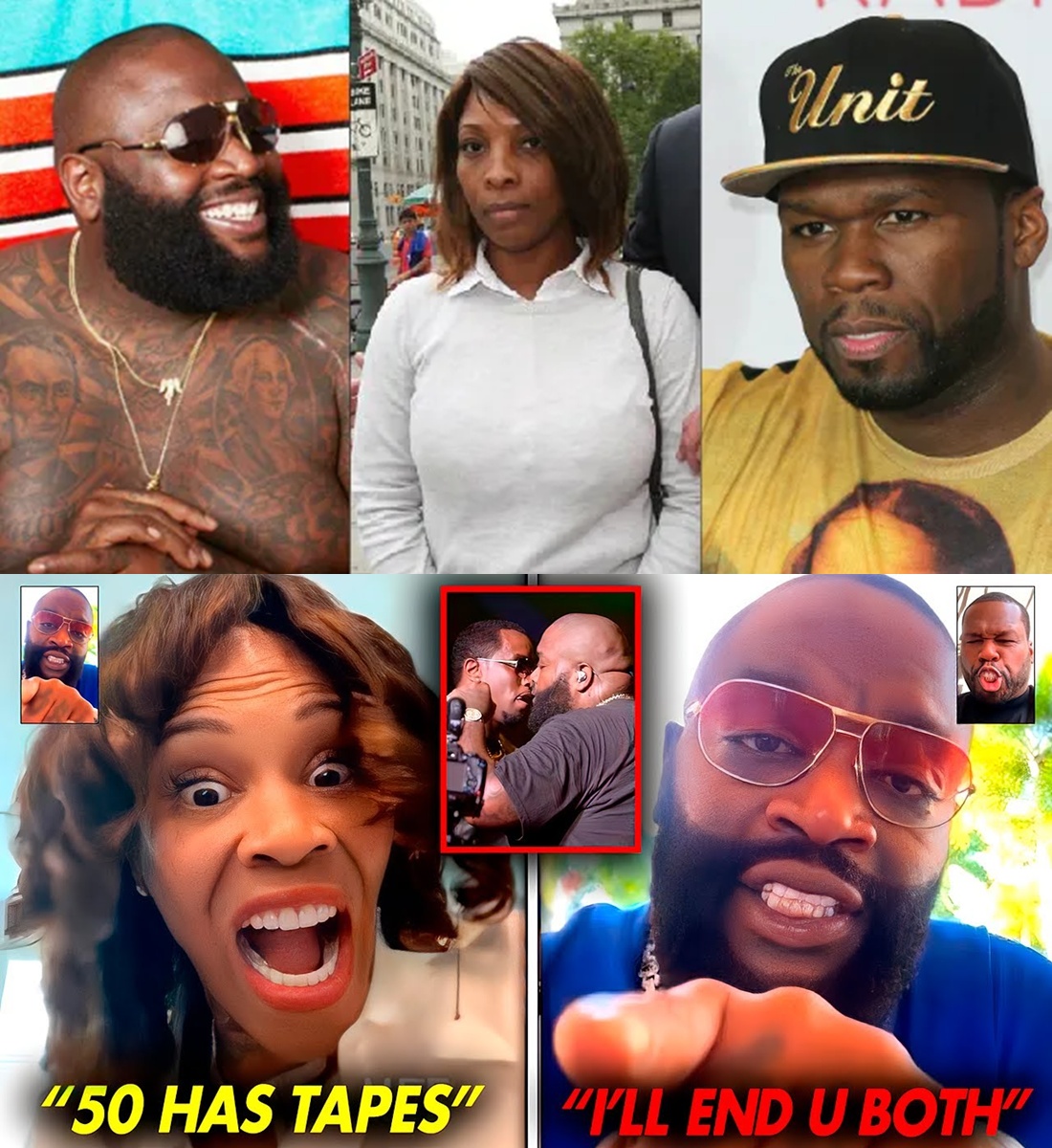Shocking Confession: Rick Ross’s Baby Mama Exposes His Deepest Fears About 50 Cent! (video) - News