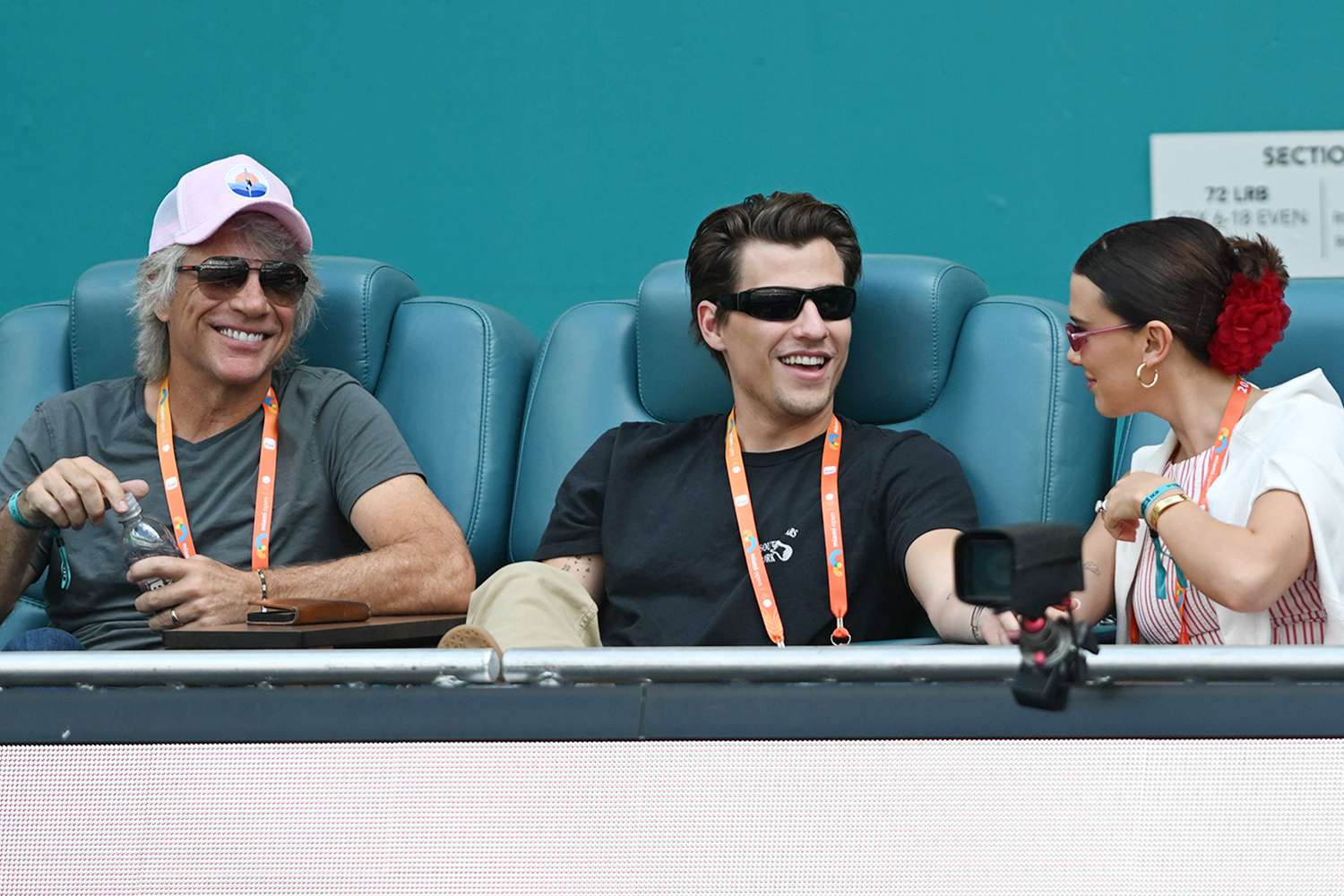 Jon Bon Jovi, Son Jake and Daughter-in-Law Millie Bobby Brown Catch ...