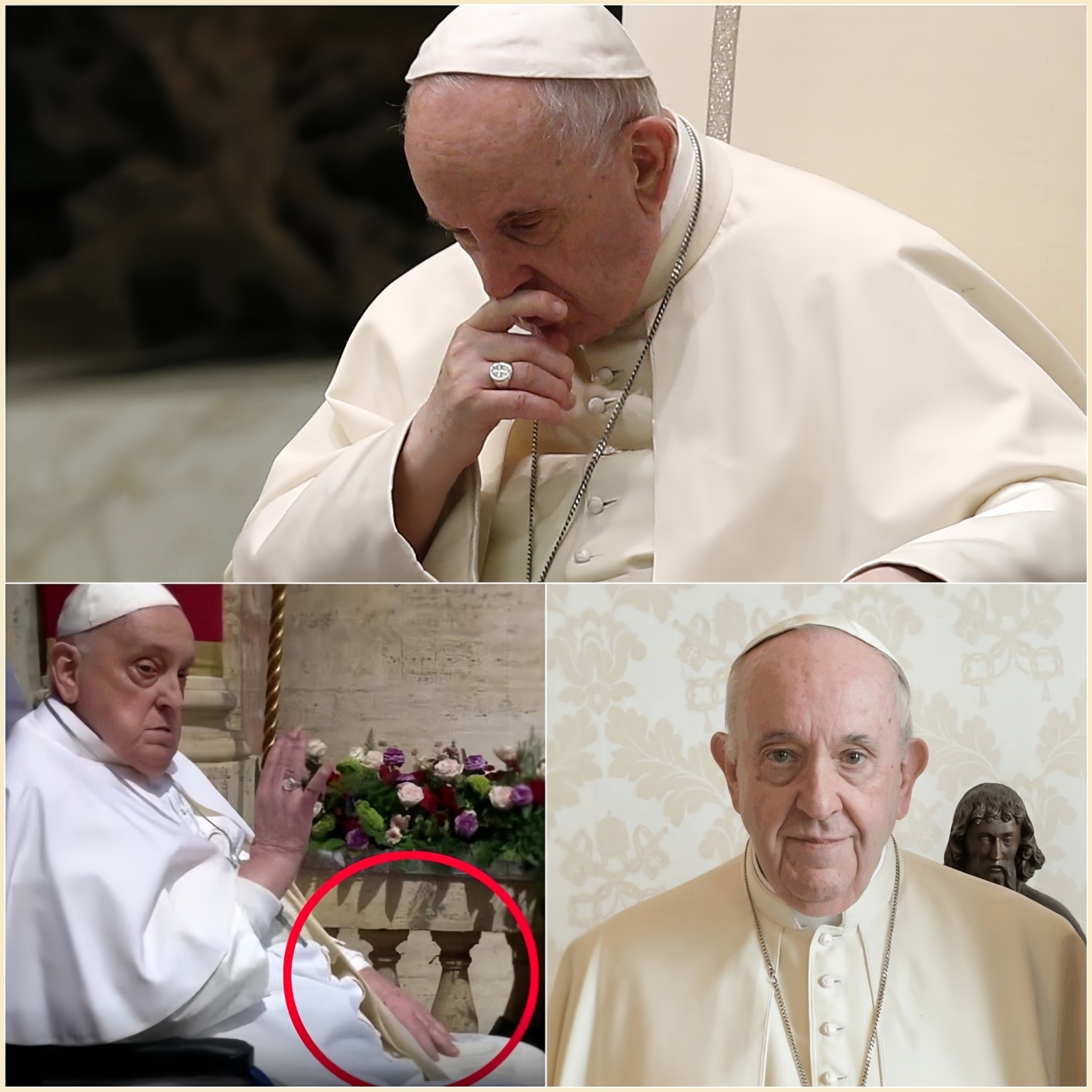 This small detail in Pope Francis’ most recent public appearance on ...