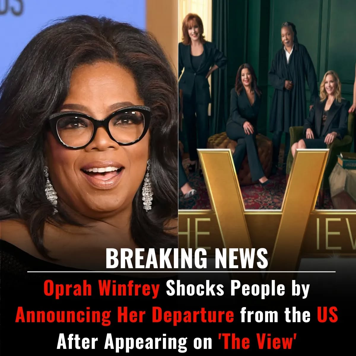 Oprah Winfrey Shocks People by Announcing Her Departure from the US ...