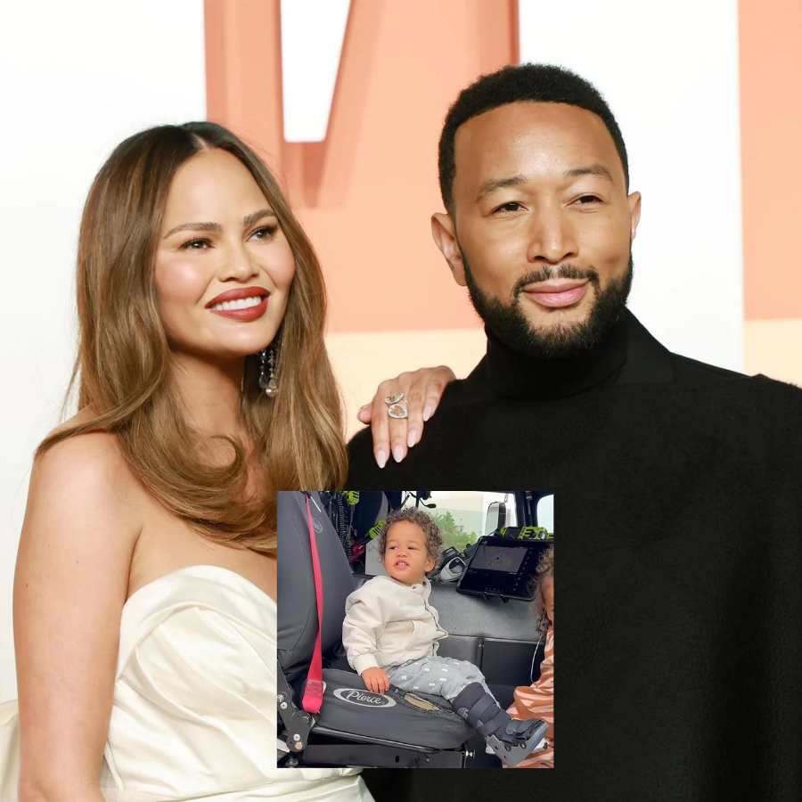 John Legend & Chrissy Teigen's Son Wren Is "a-OK" After Leg Injury ...