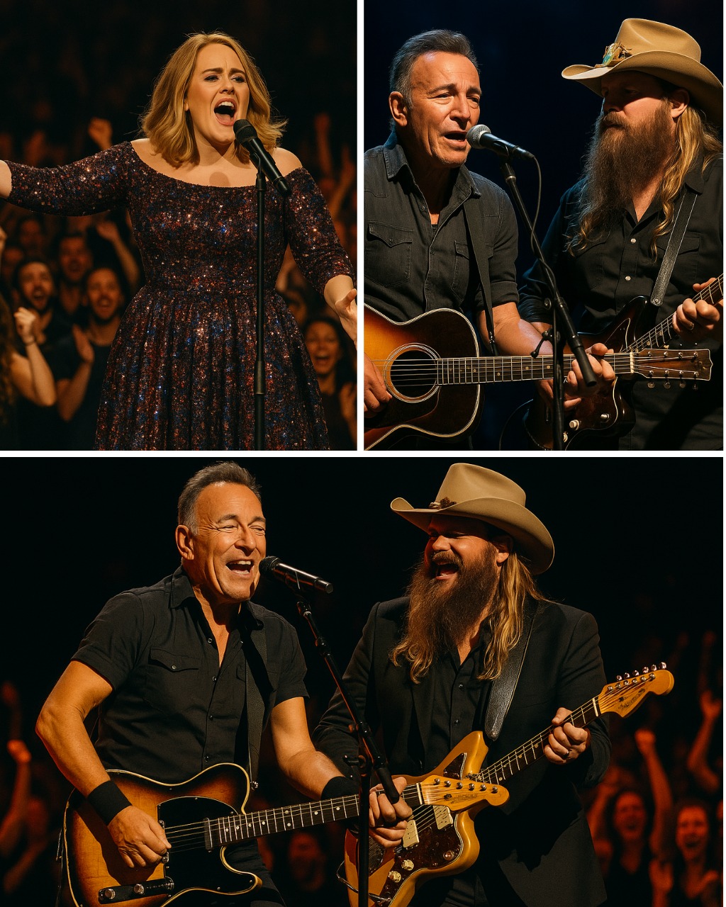 Bruce Springsteen & Chris Stapleton Surprise Fans With An Emotional ...