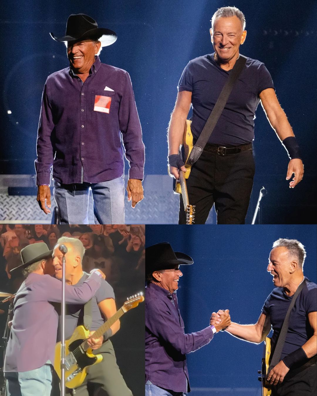 George Strait Introduces Bruce Springsteen for an Epic “No Surrender ...