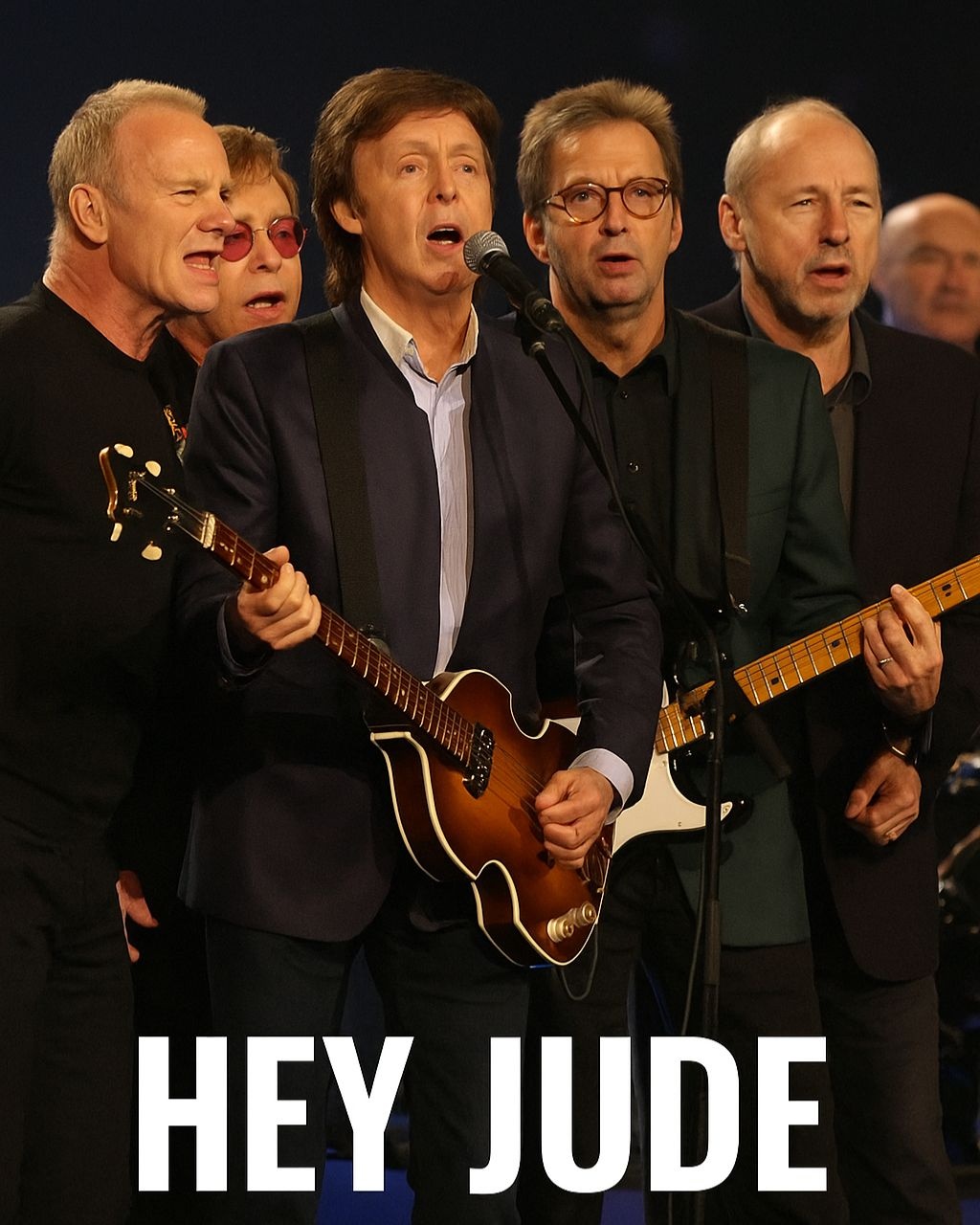Paul McCartney, Sting, Elton, Clapton, Knopfler & Collins Unite for ...