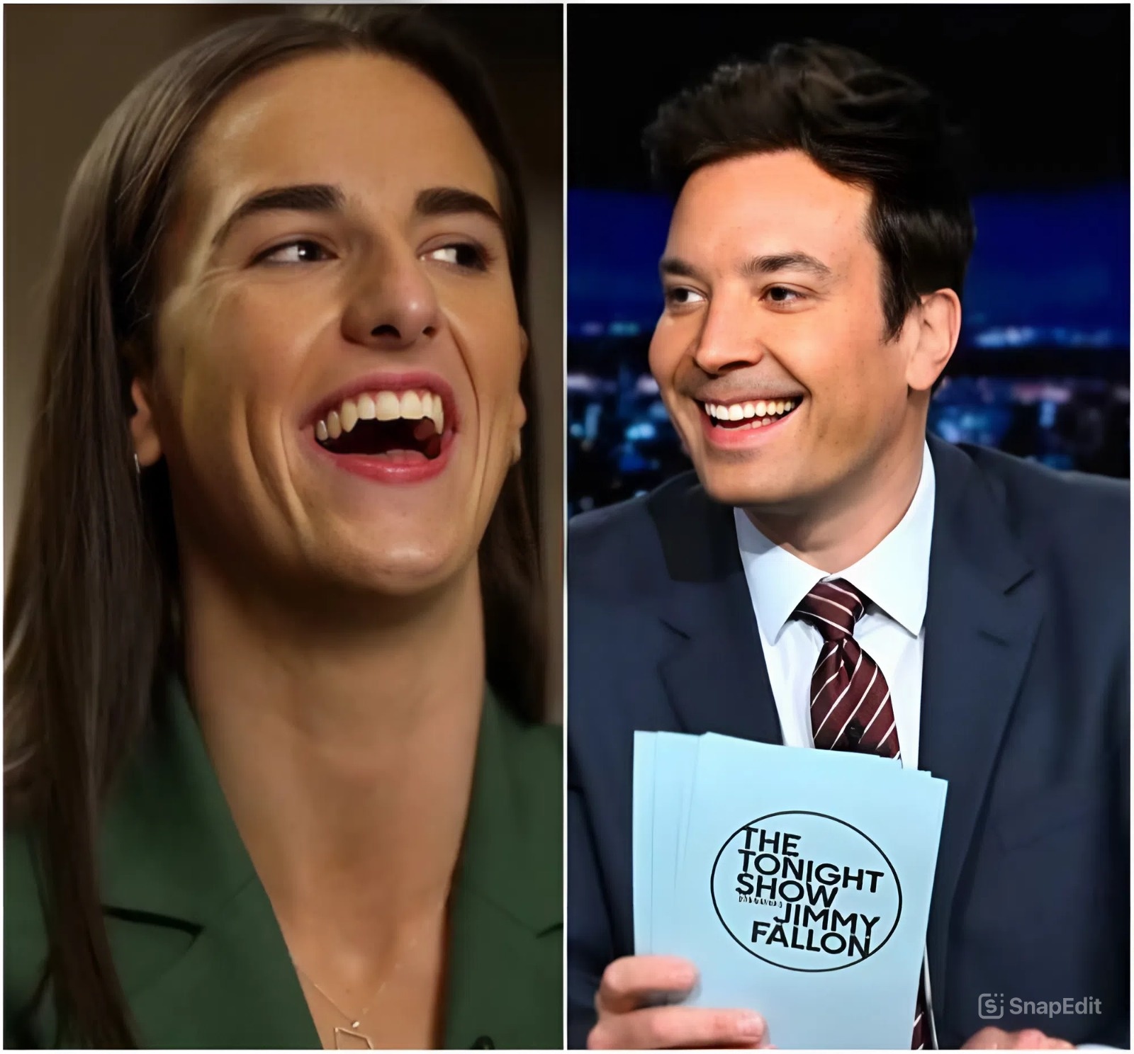 LIVE ON NBC: Jimmy Fallon and Caitlin Clark Clash on NBC — Both Forced ...