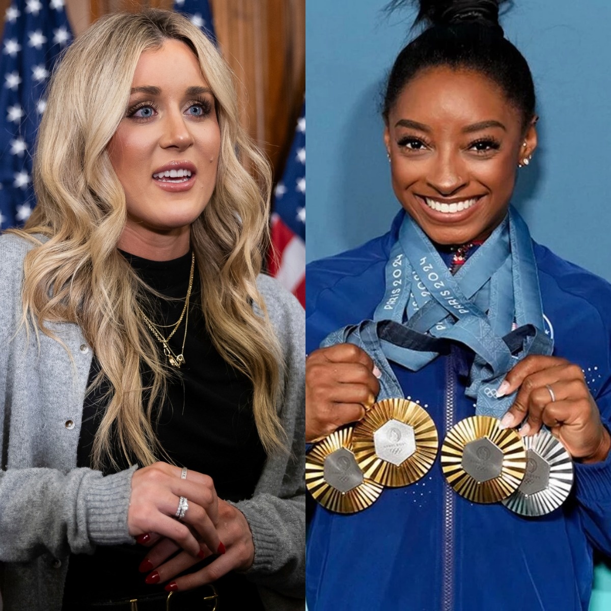 SH0CKING ACCUSATION: SIMONE BILES TELLS RILEY GAINES SHE “LOOKS LIKE A ...
