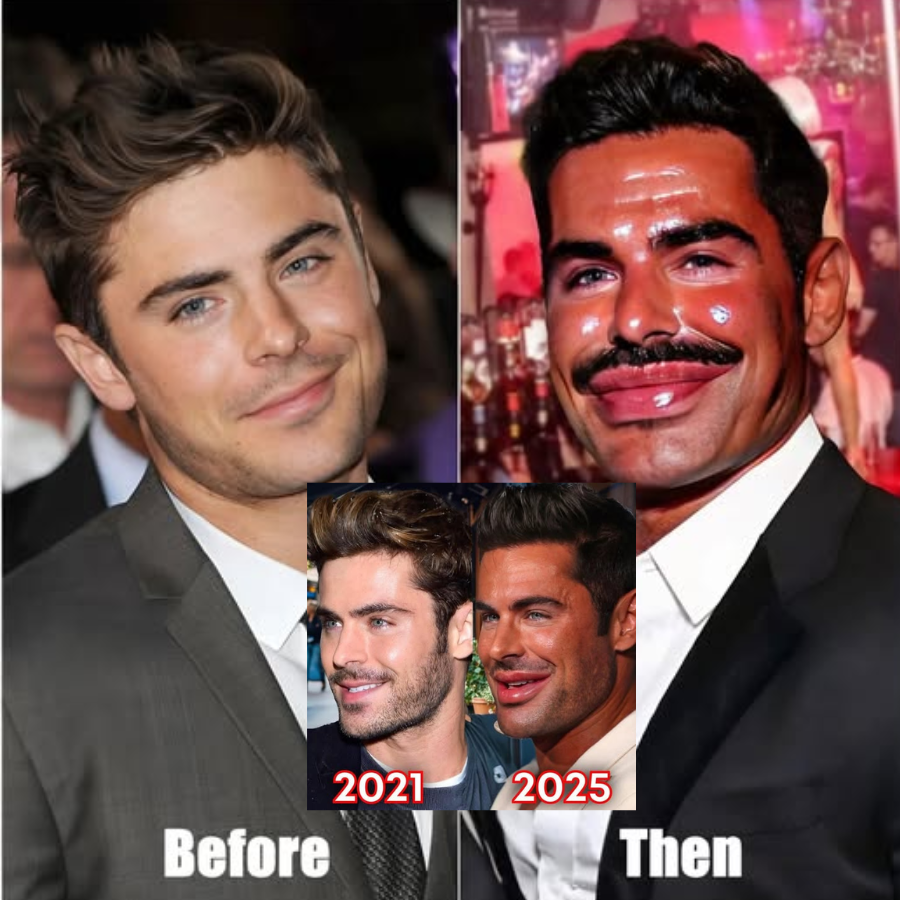 Hollywood's sexiest actor Zac Efron recently appeared with a remarkable ...