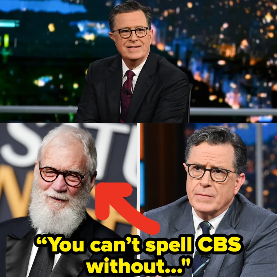 In support of Stephen Colbert in the wake of The Late Show's cancellation, David Letterman ...