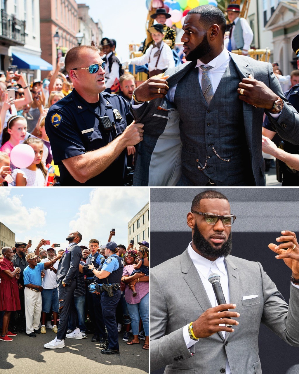 LeBron James showed up to Charleston’s Parade of Hope to honor his ...