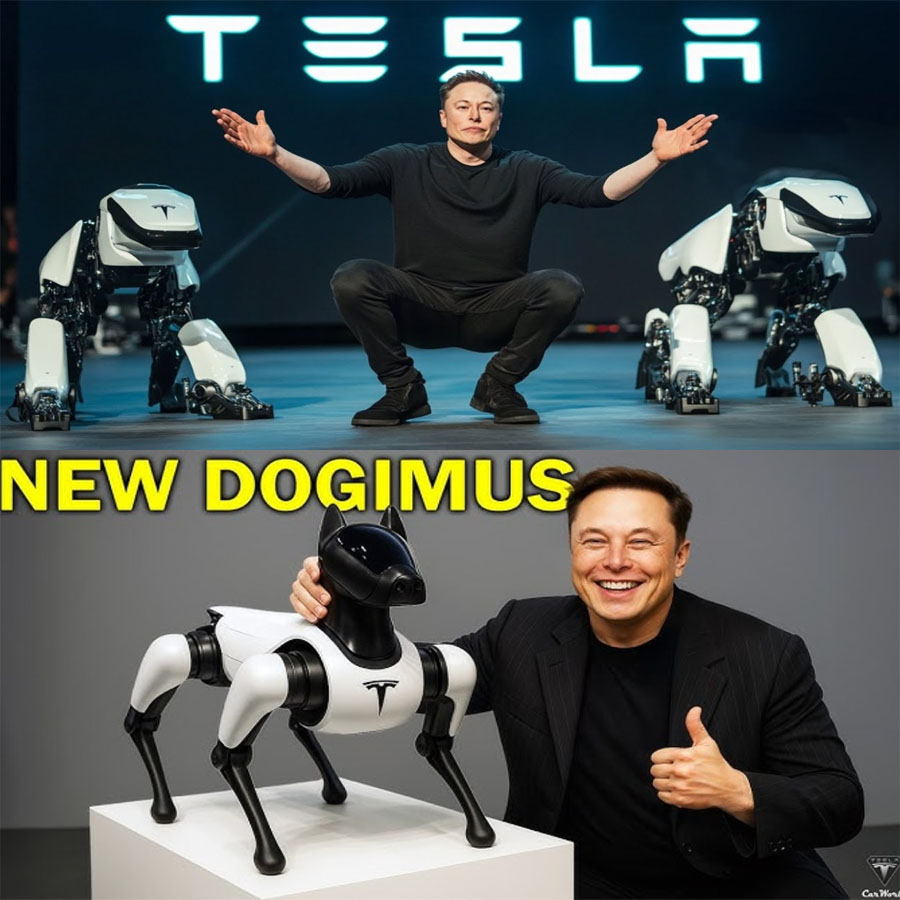 Elon Musk Unveils New Tesla Dog Robot at Giga Texas! 5 Features ...