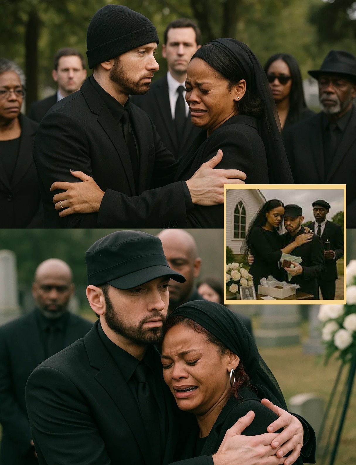 Eminem Stuns Fans by Attending Rihanna’s Father’s Fu:ne/ral, But It’s ...