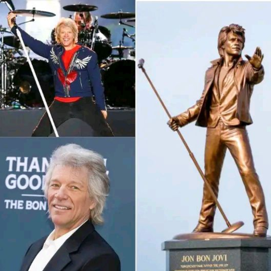 Jon Bon Jovi Bronze Statue Unveiled: Musical Icon Honored, Shocking ...