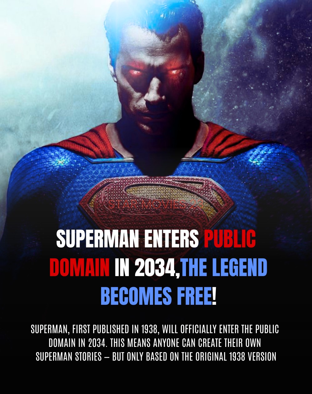 Superman, first published in 1938, will officially enter the public ...