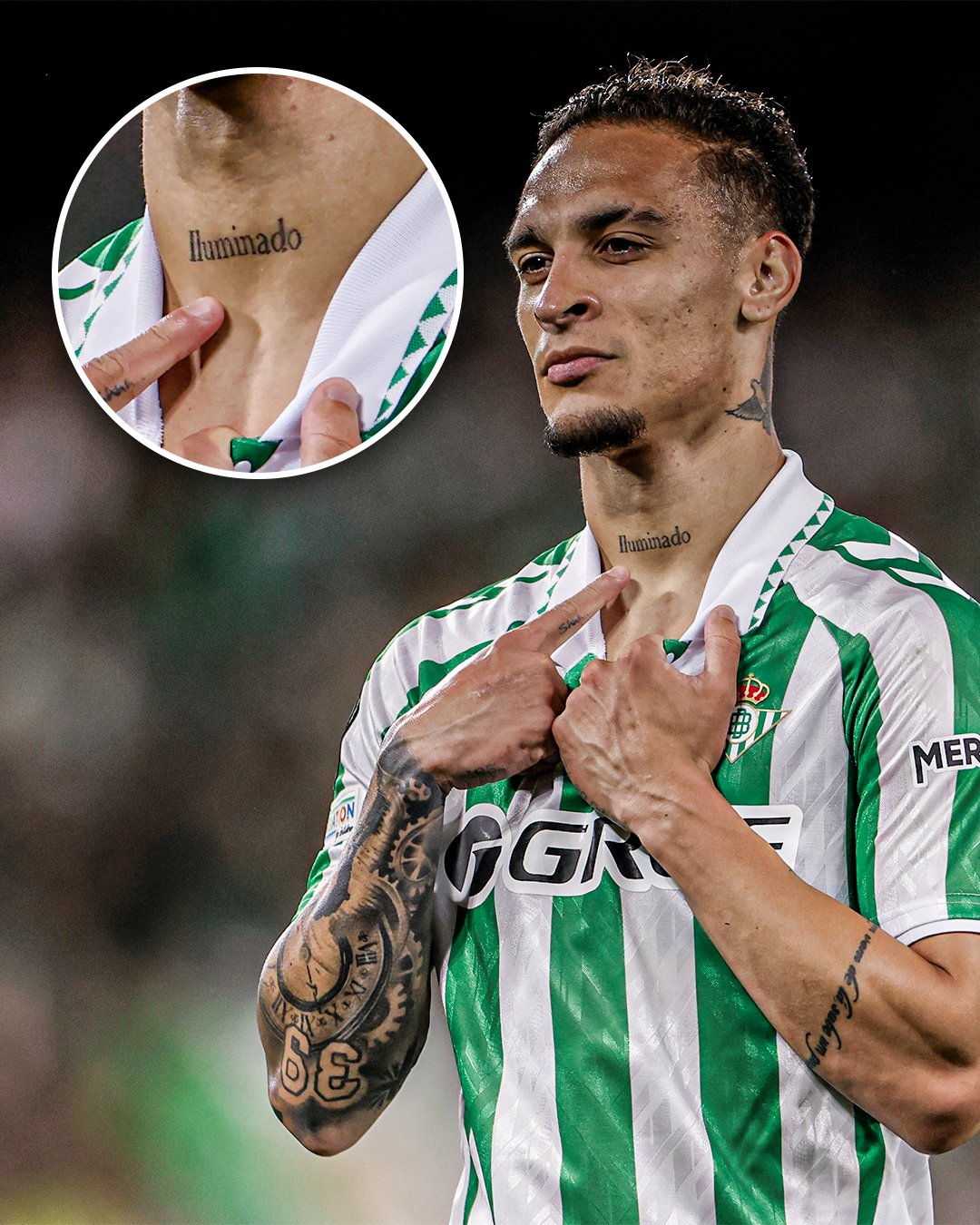 Real Betis to launch Antony neck tattoo clothing line - News