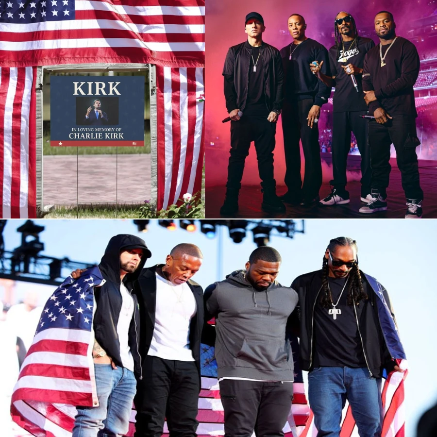 The world seemed to stop this morning when four rap legends—Eminem, Dr ...