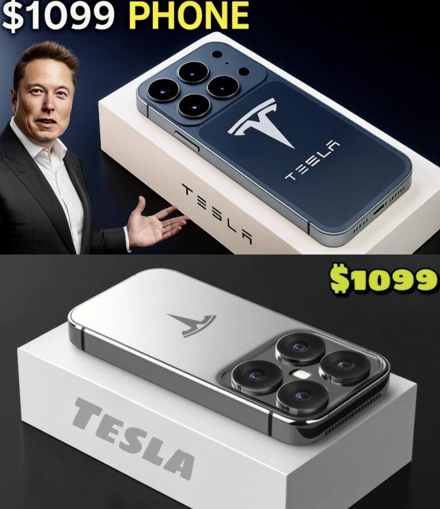 Tesla’s $1099 Pi Phone debuts — Starlink, solar charging, and neural AI ...